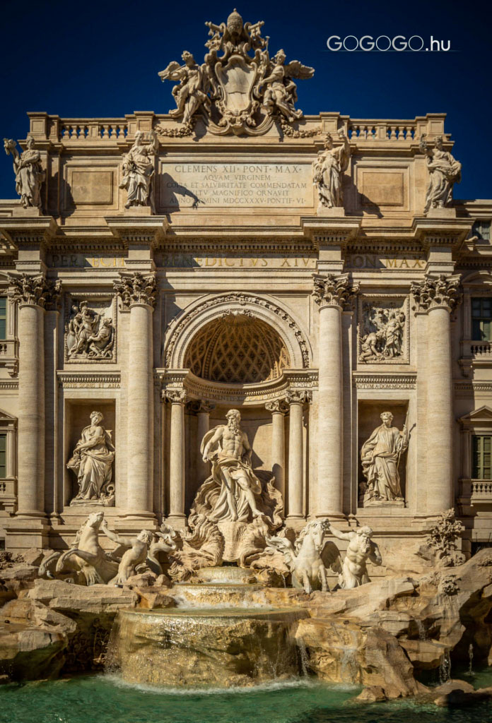 A világ legismertebb szökőkútja – Trevi-kút, Róma – GOGOGO.hu